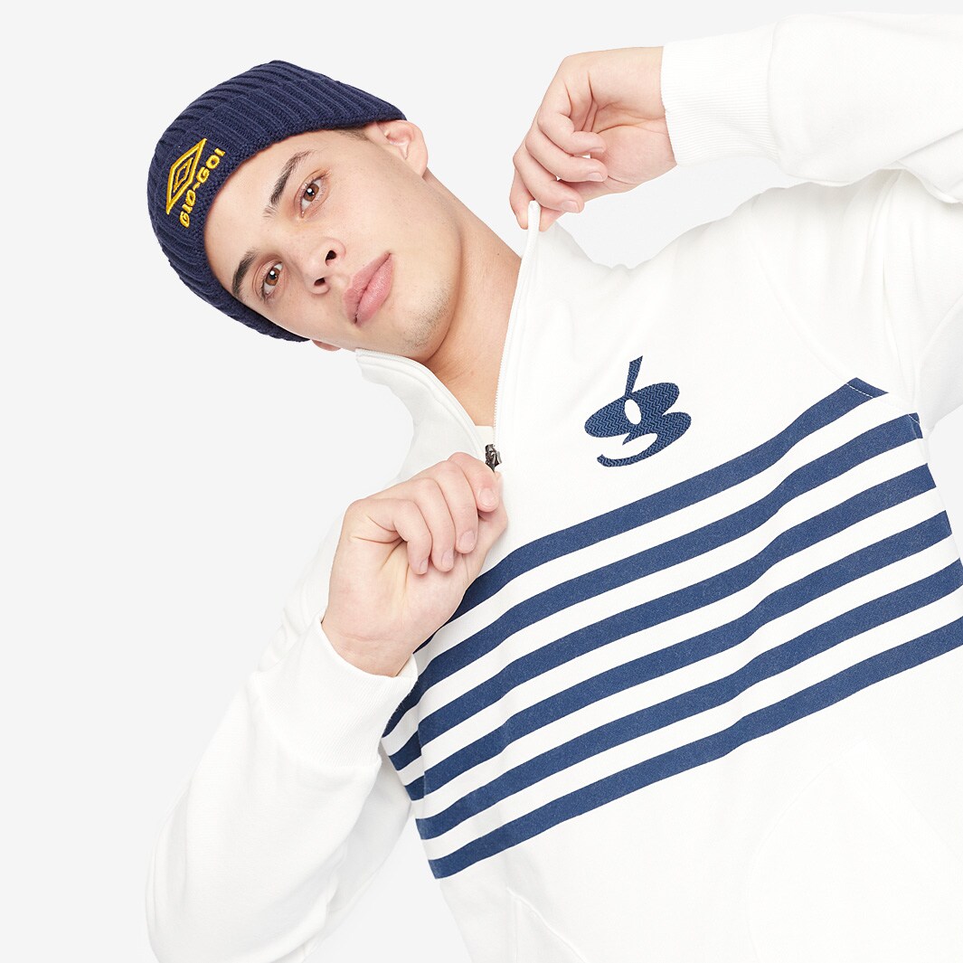 Umbro x Gio-Goi Shore Leave Sweat - Marshmallow/Patriot Blue - Umbro x ...