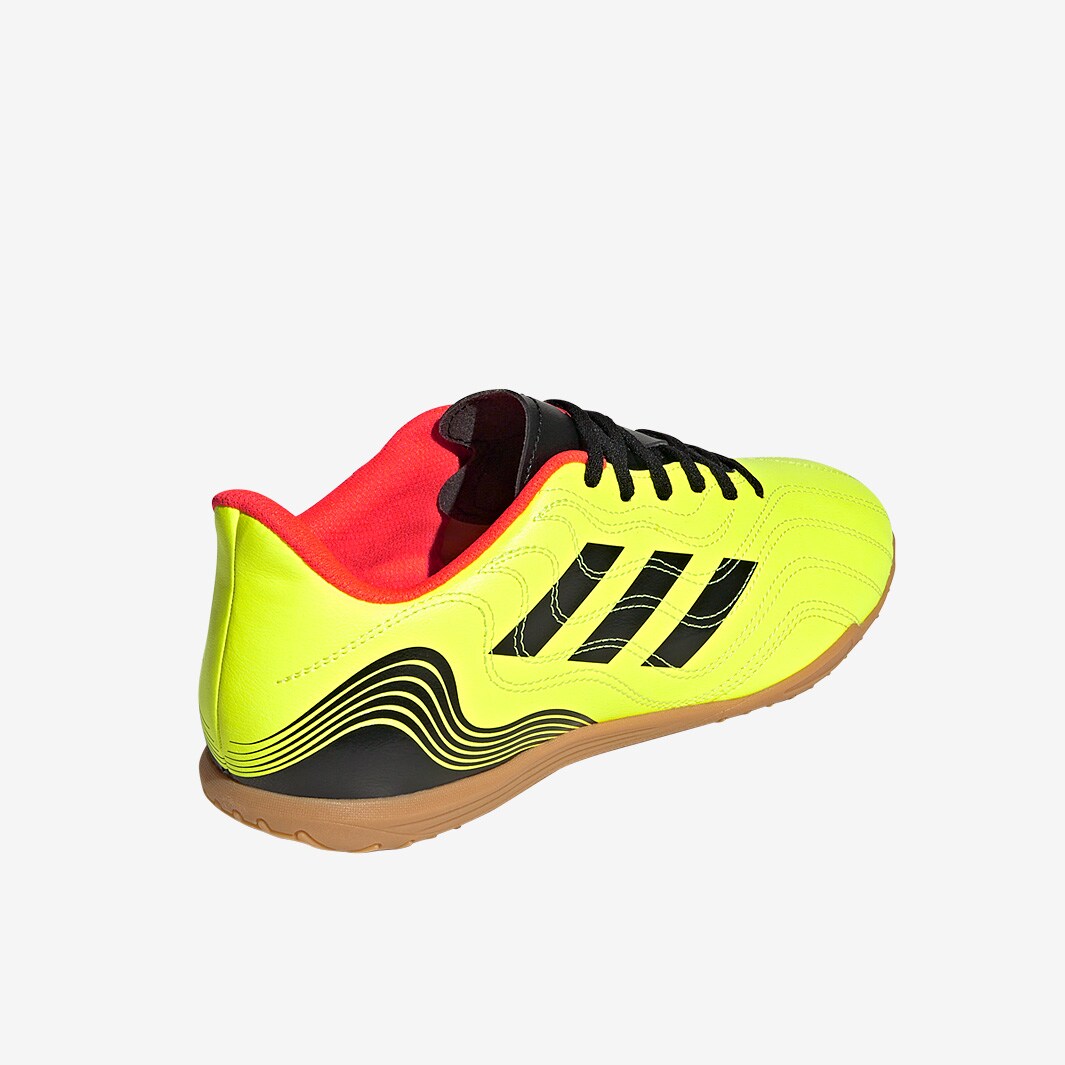 adidas Copa Sense.4 IN - Team Solar Yellow/Core Black/Solar Red - Mens ...