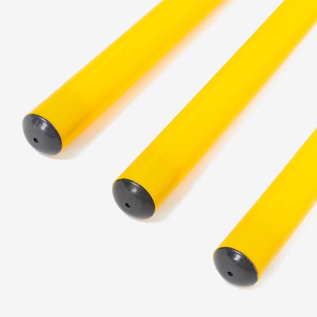 Diamond 1M Agility Pole Set (10 In A Carry Bag) - Yellow - Coaching Aids