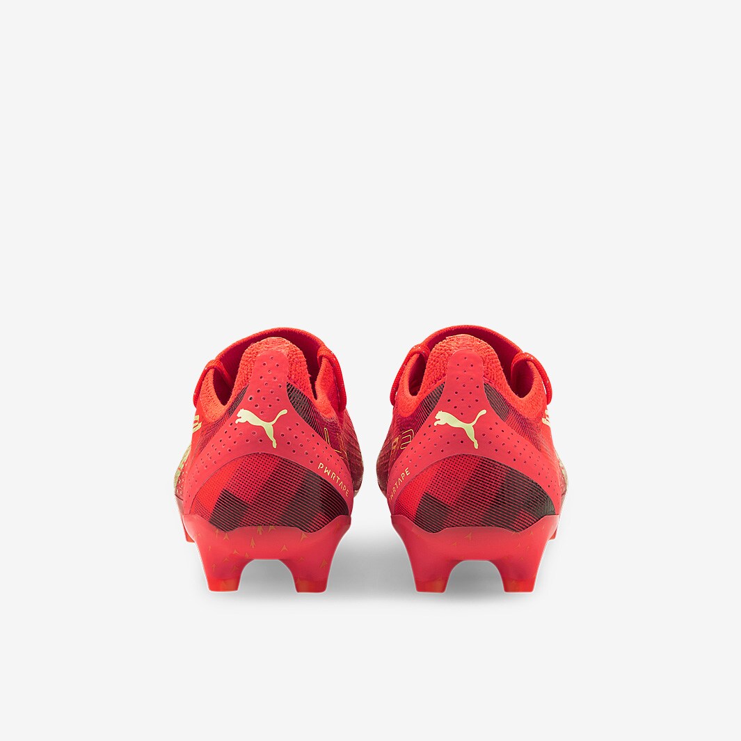 Puma Ultra Ultimate FG/AG - Fiery Coral/Fizzy Light/Puma Black - Mens ...