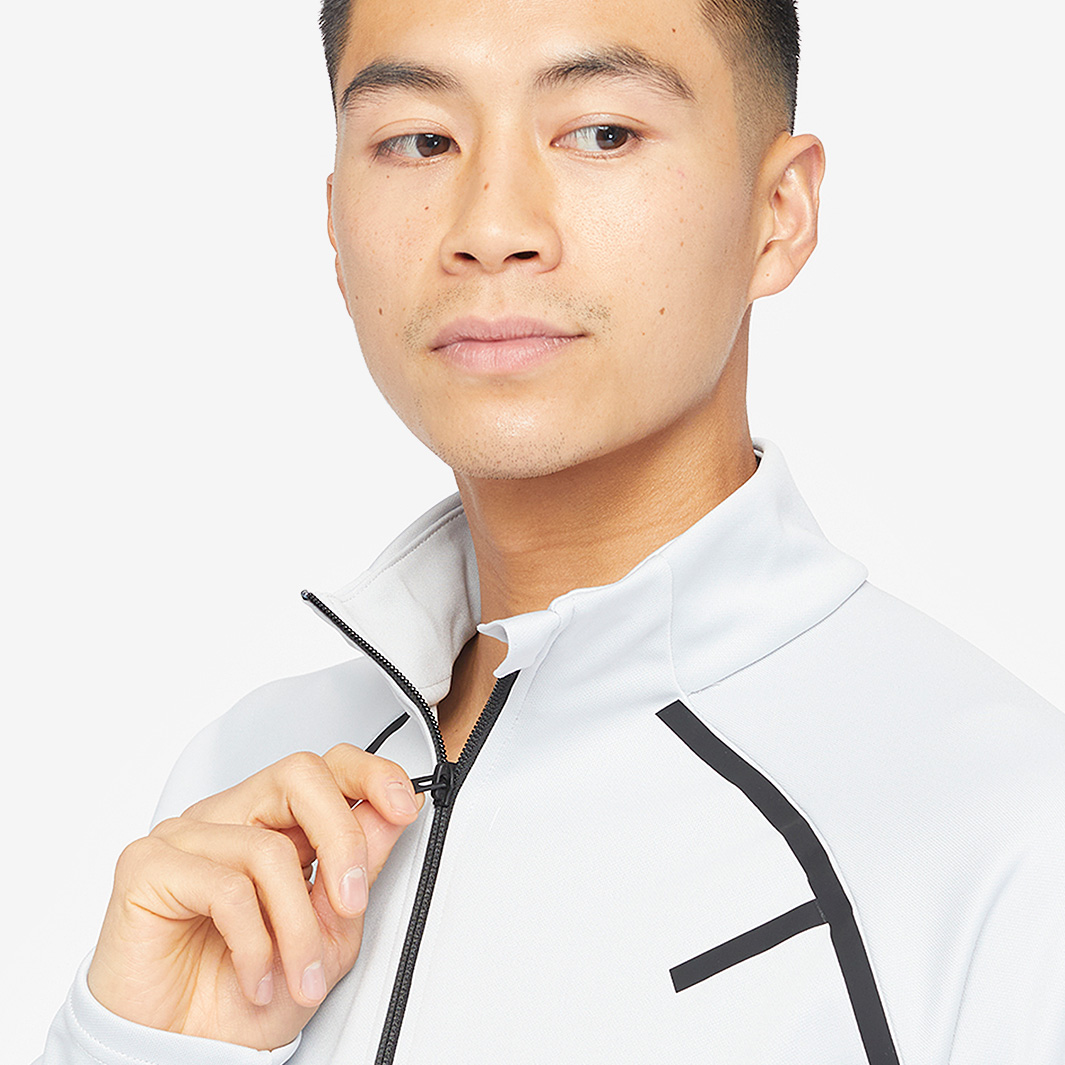 New Balance Grit Knit Travel Suit Full Zip - Light Aluminium - Mens ...