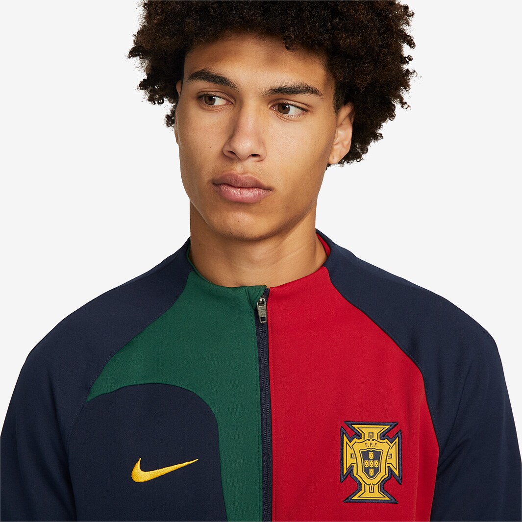 Veste Nike Portugal 22/23 Academy Pro Anthem - Obsidienne/Gorge Vert/Or ...
