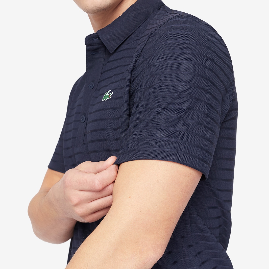 Lacoste Polo - Navy Blue/White - Mens Clothing