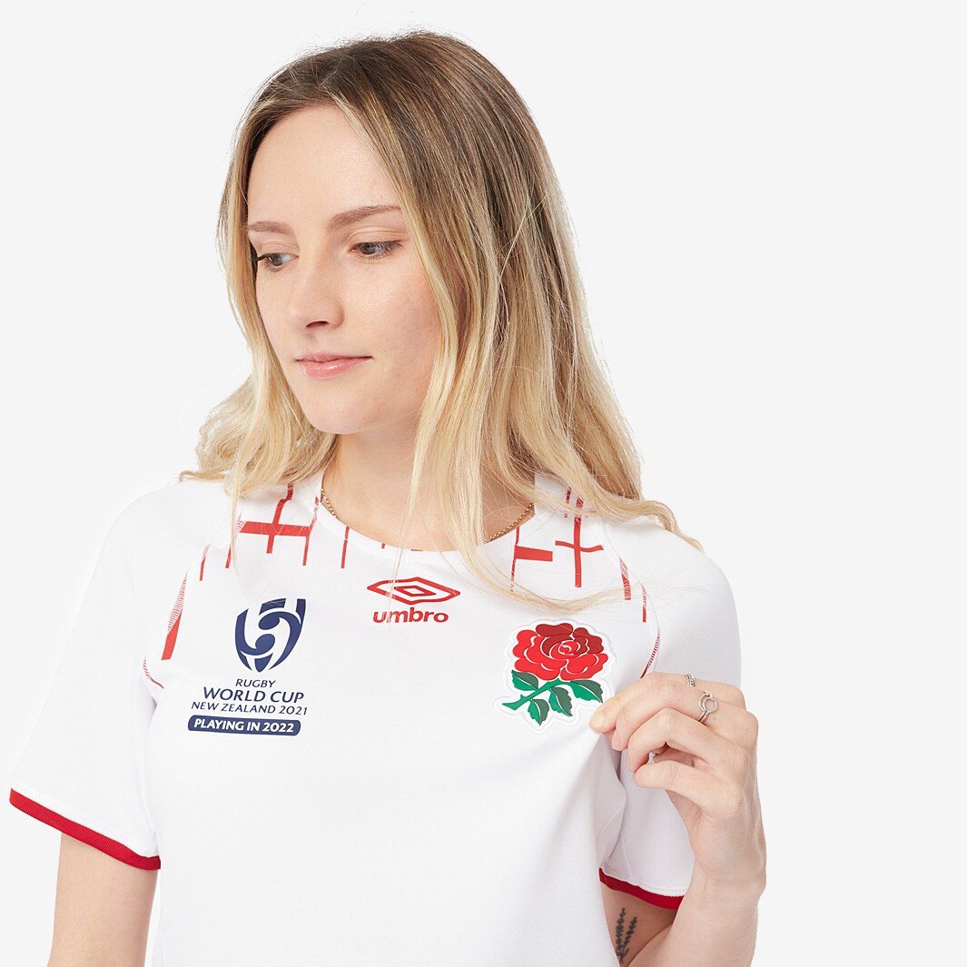 Umbro Red Roses 22/23 WRWC Home Replica Shirt - White - Womens Replica