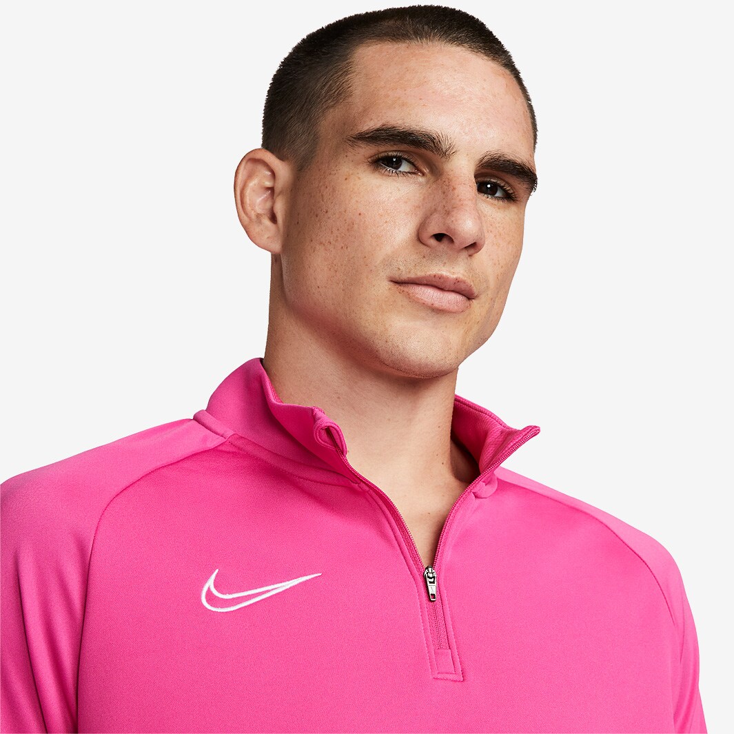 Nike Dri-Fit Academy 21 LS Drill Top - Active Pink/Active Pink/White ...