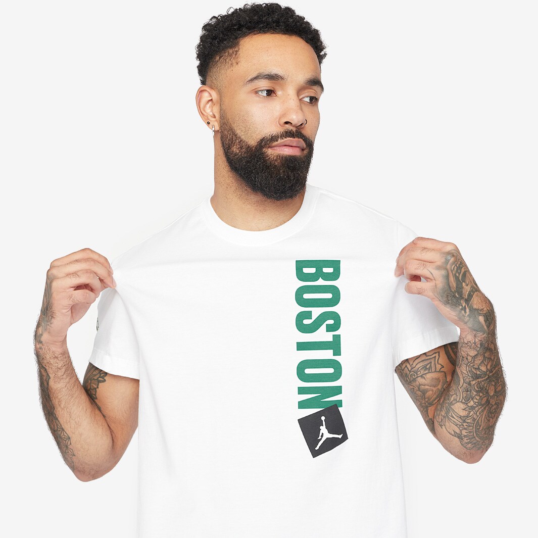Nike NBA Boston Celtics Essesntial Statement Edition Tee - White - Mens ...