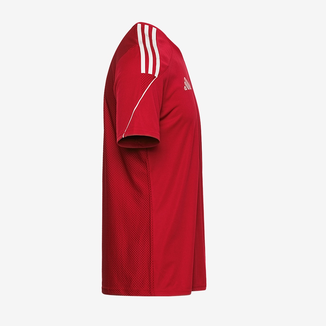 adidas Tiro 23 SS Shirt - Team Power Red 2/White - Mens Football ...