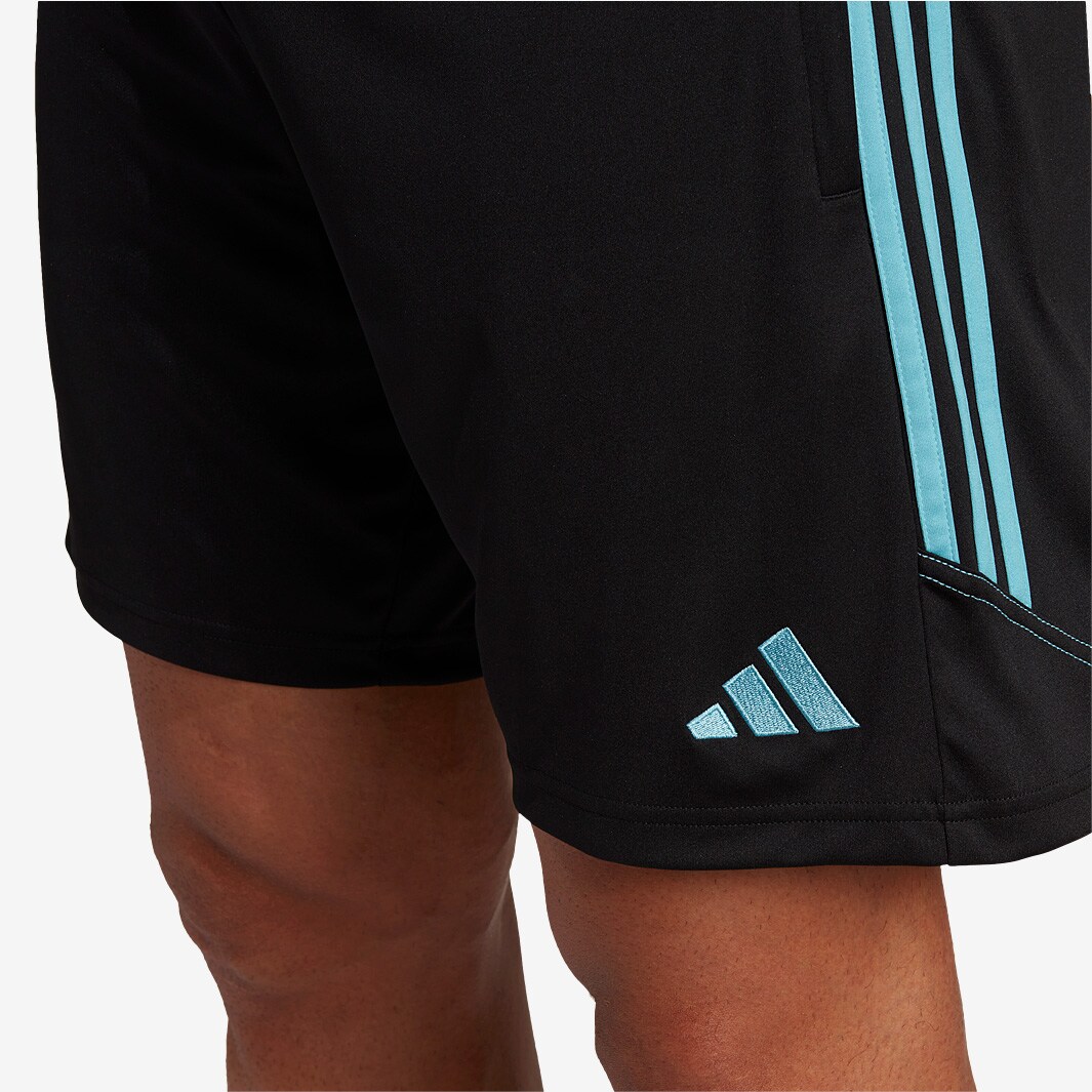 adidas Tiro 23 Club Training Shorts - Black/Preloved Blue - Mens ...