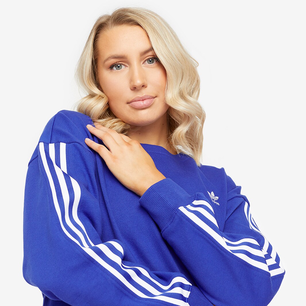adidas Originals Womens Classics Sweatshirt - Selu Blue-Tops-Womens ...