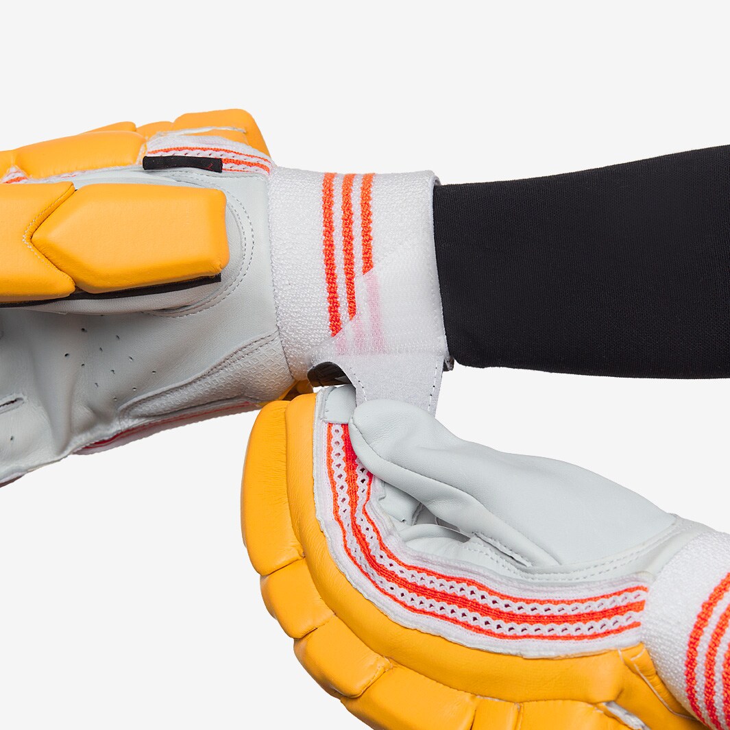 adidas Incurza 1.0 RH Batting Gloves - Yellow - Batting Equipment | Pro ...