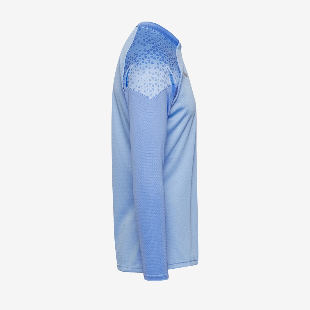 Puma Team Cup 1/4 Zip Training Top - Team Light Blue - Mens Football ...