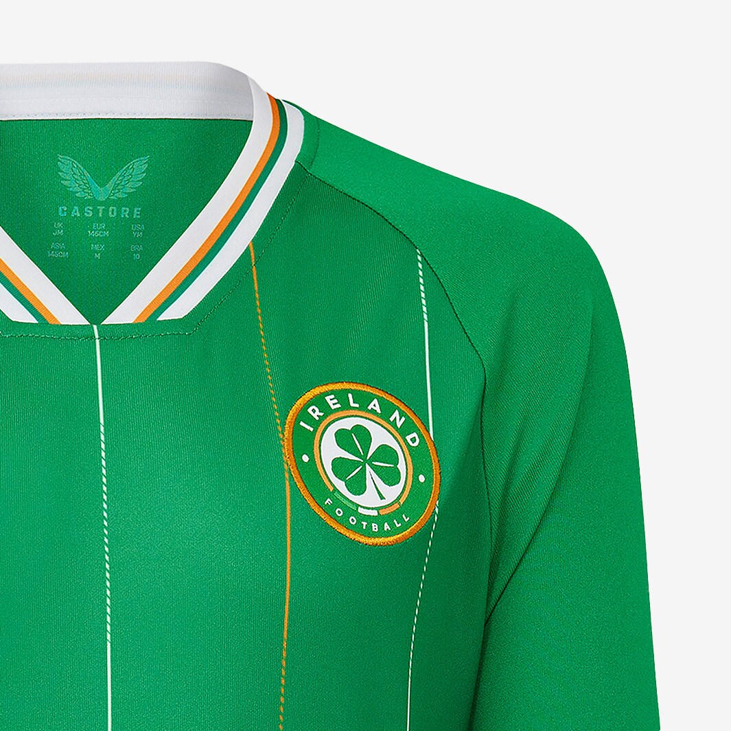 Castore Kids Republic of Ireland 2023 Replica Home SS Shirt - Jolly ...