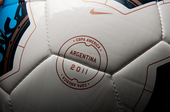 Nike Footballs - Nike T90 Strike Copa Ball - Football Balls - White/Blue