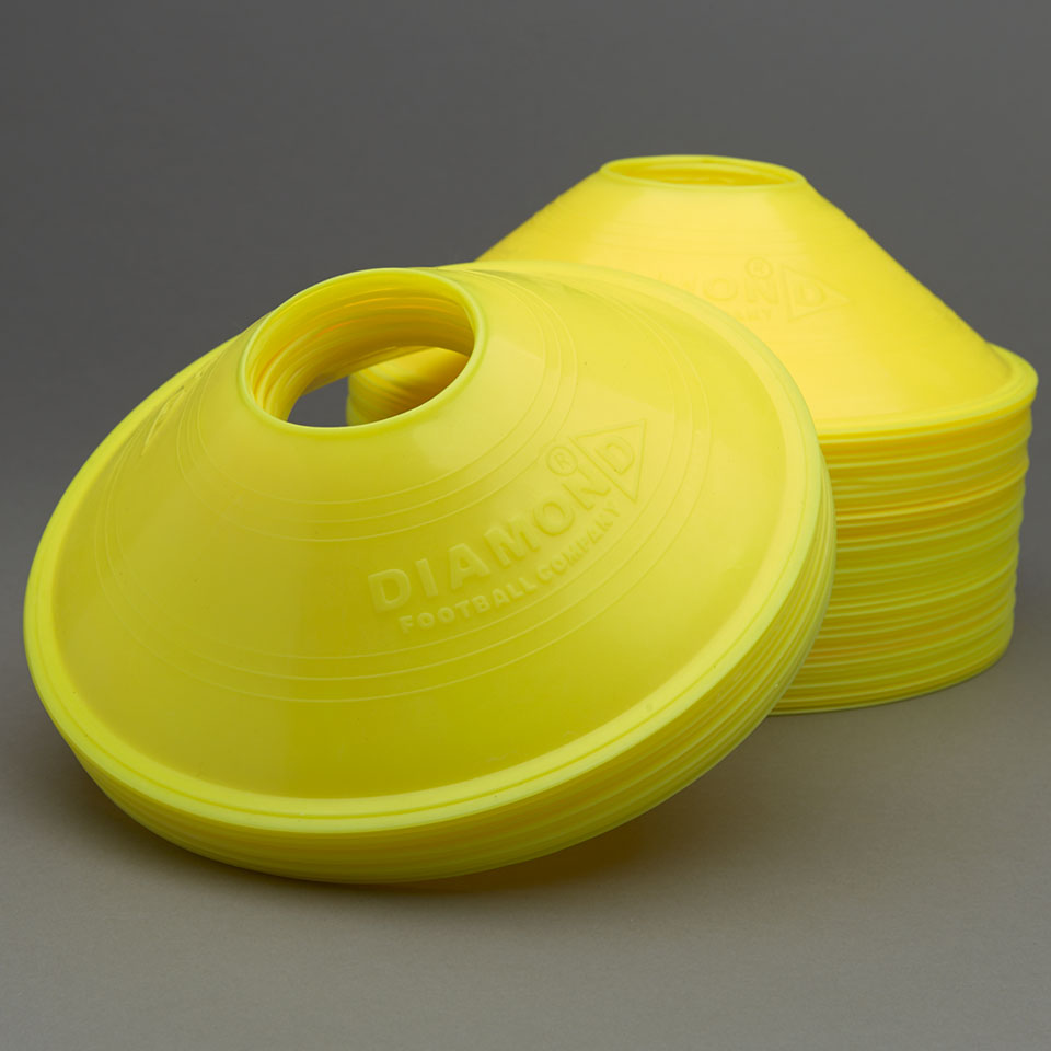 Diamond - Cones - Space Markers - Training - Yellow - Pro Direct Soccer