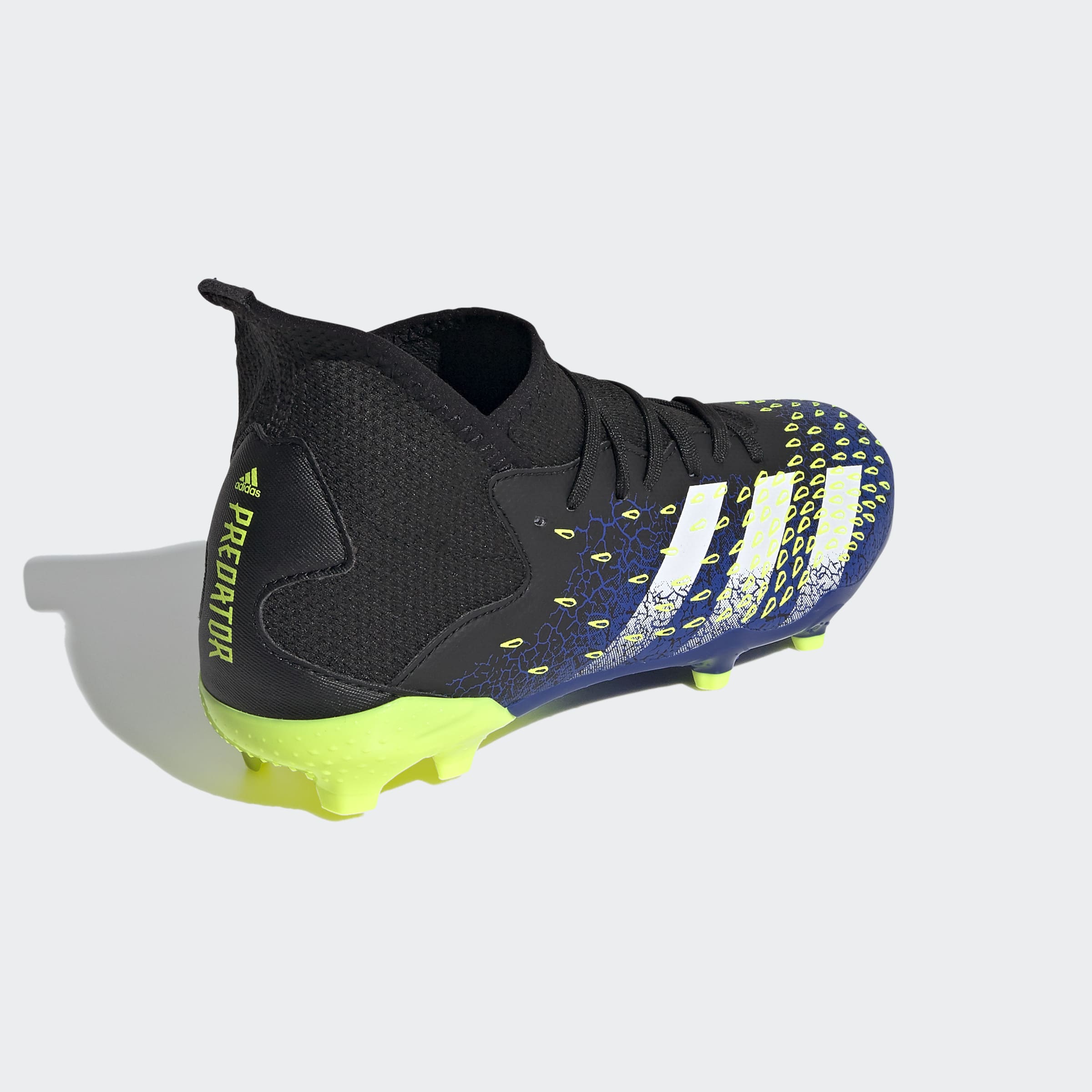 adidas Predator Freak .3 Junior FG - Blue/Core Black/White/Solar Yellow ...