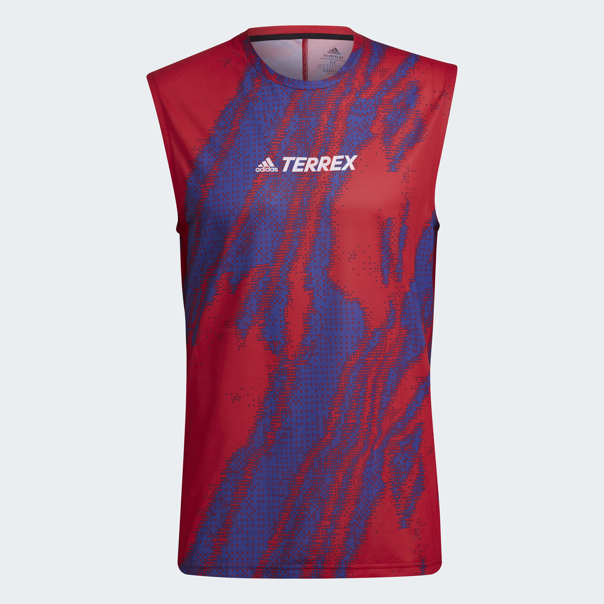 adidas Terrex Parley Agravic Trail Running Tank Top - Scarlet - Mens ...