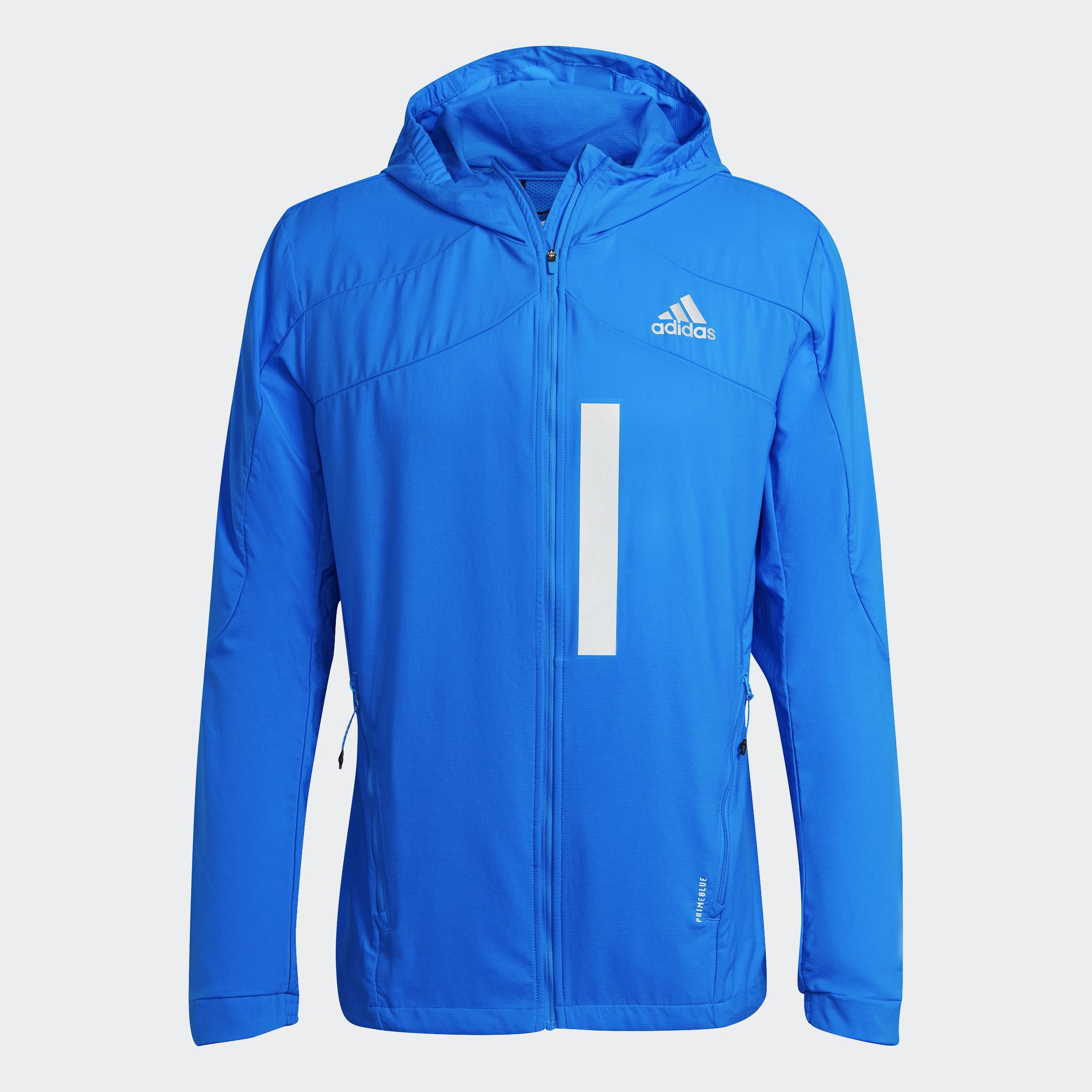 adidas Marathon Translucent Jacket - Blue Rush/Reflective Silver - Mens ...