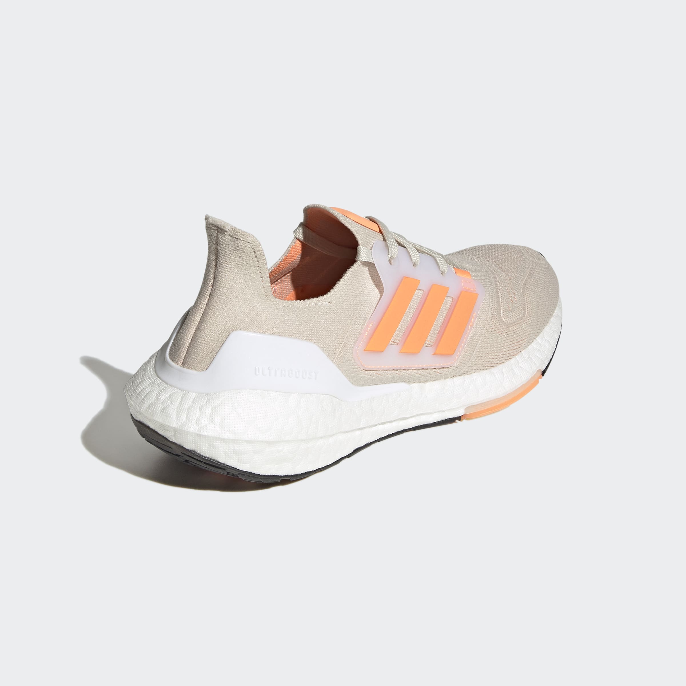 Adidas Womens Ultraboost 22 Alumina Beam Orange Core Black Womens