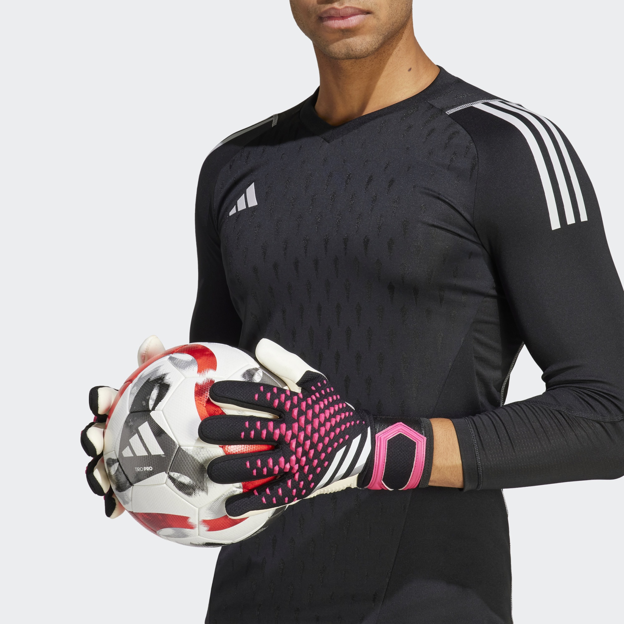 adidas Predator GL Competition - Black/White/Team Shock Pink - Mens GK ...