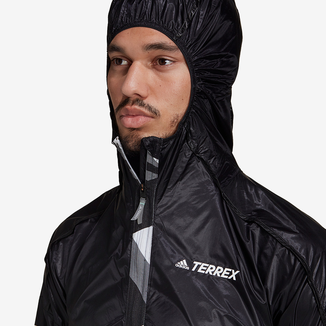 adidas Terrex Agravic Pro WIND.RDY Windbreaker Black Mens Clothing