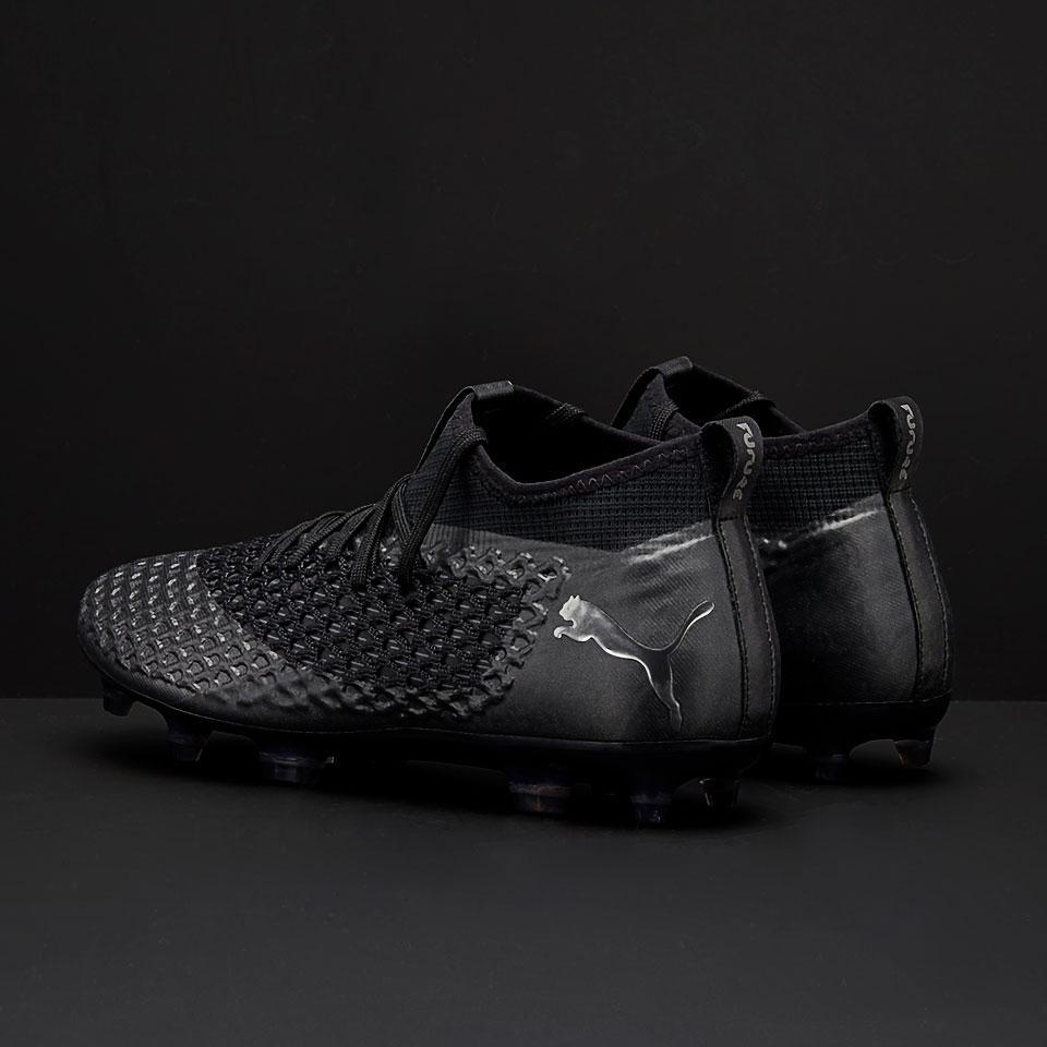 Puma Future 2.2 Netfit FG/AG -Puma Black/Puma Black - Mens Soccer ...