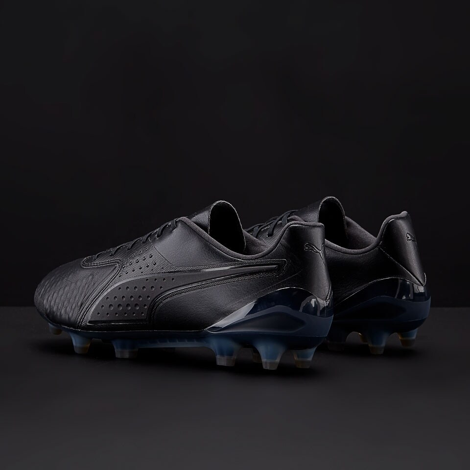 Puma One 1 Lth Classic FG - Mens Boots - Firm Ground - Puma Black/Puma ...