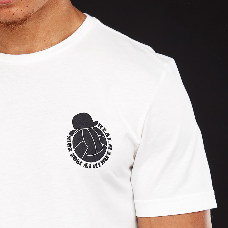 adidas Real Madrid 2018/19 Graphic Tee - Mens Replica - T-Shirts - Core ...