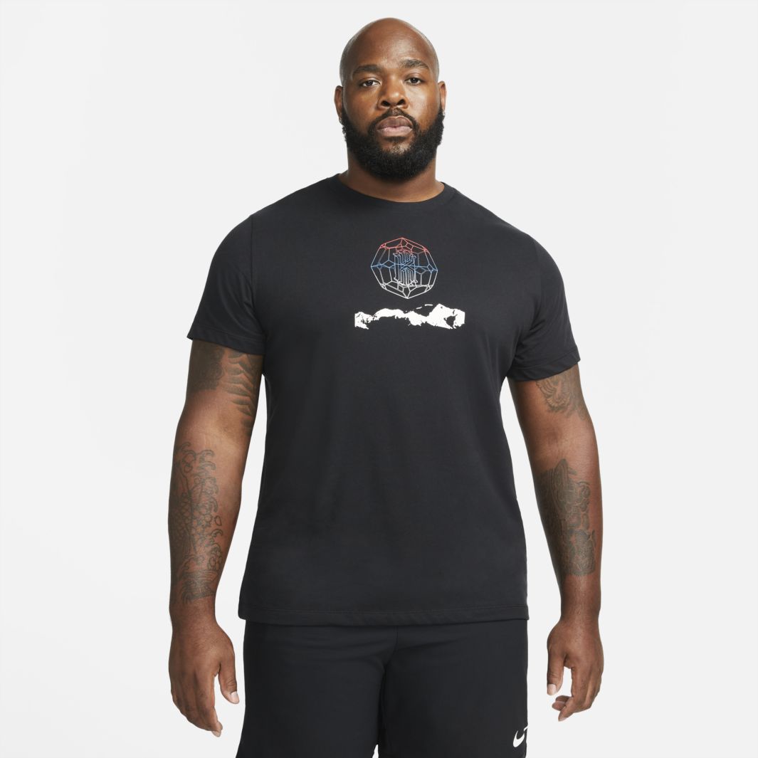 Nike Dri-FIT Kyrie Logo Tee - Black - Mens Clothing