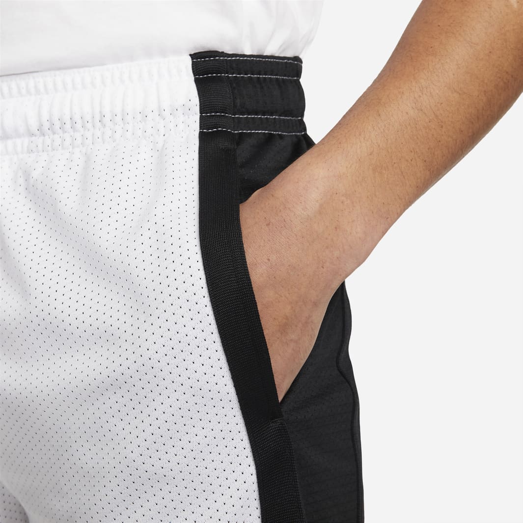 Jordan Sport Dri-FIT Mesh Shorts - White/Black/Black - Mens Clothing