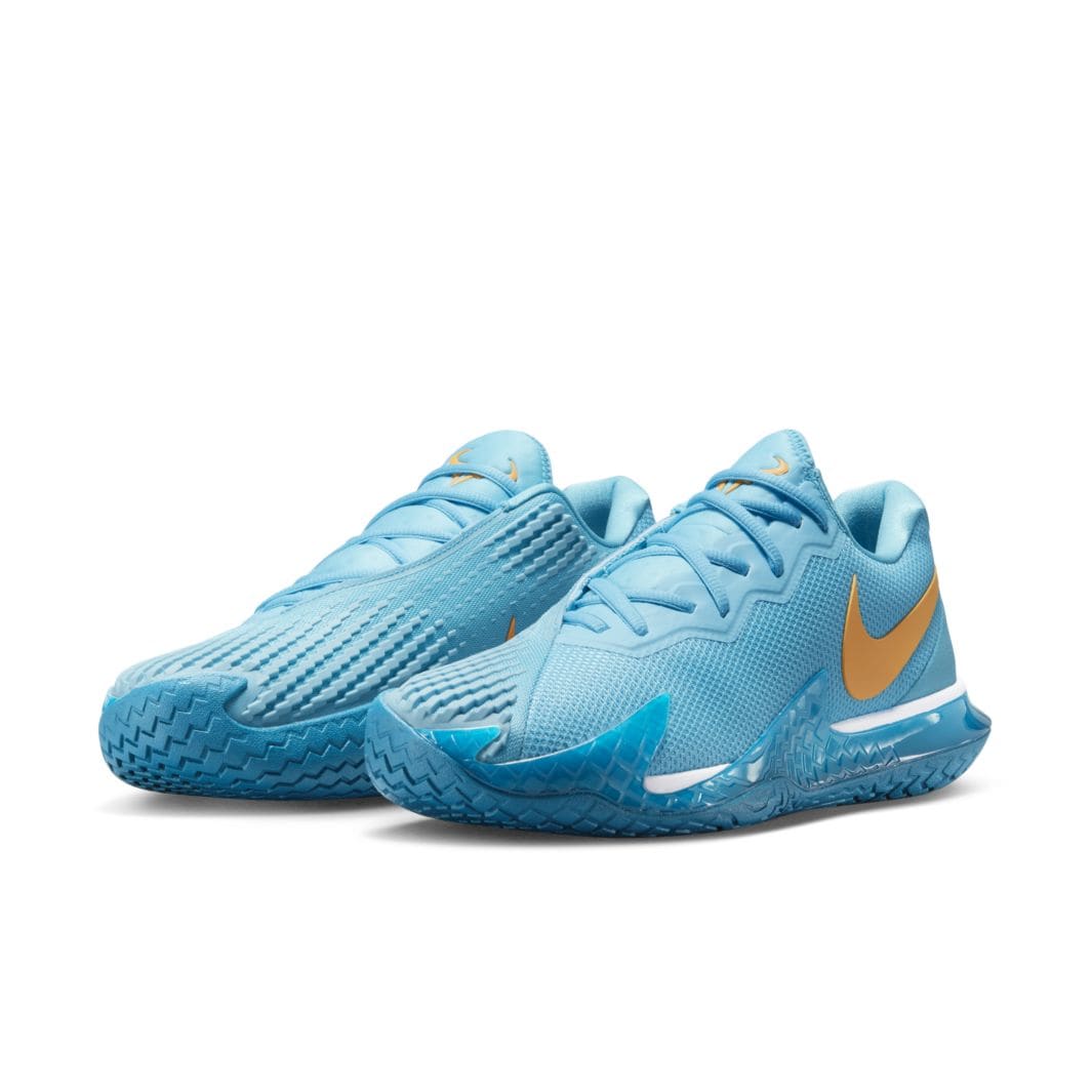 Nike Court Zoom Vapor Cage 4 Rafa - Baltic Blue/Vivid Orange-Green ...