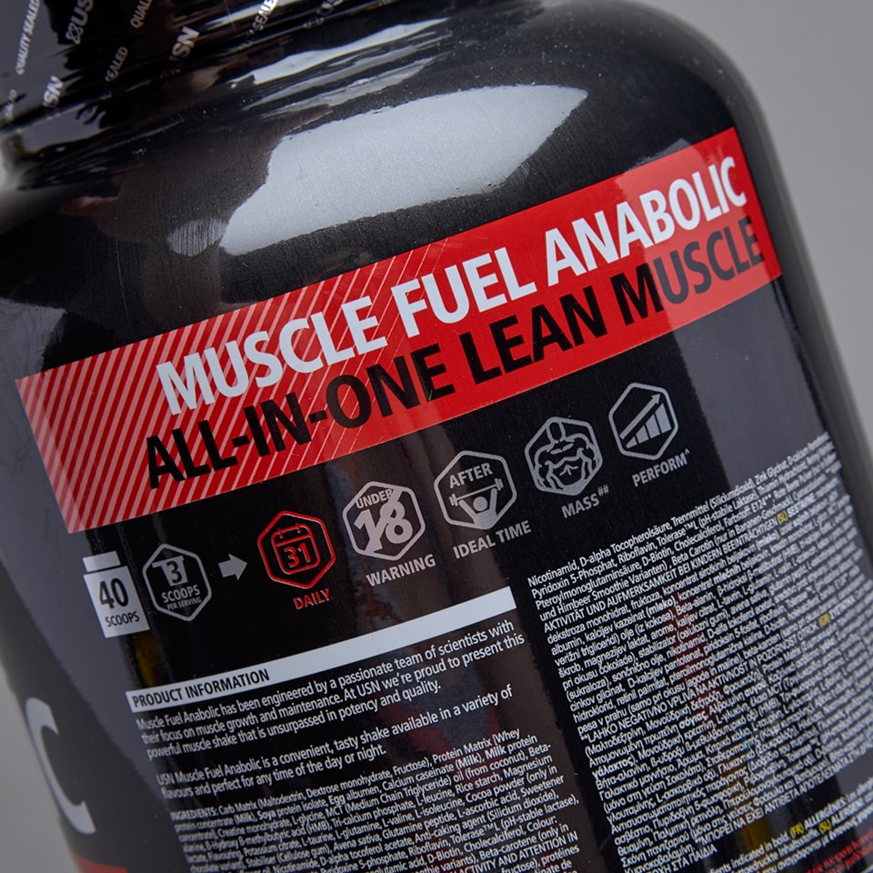 nutrition - USN - Muscle Fuel Anabolic - fraise - 2kg | Pro:Direct Soccer