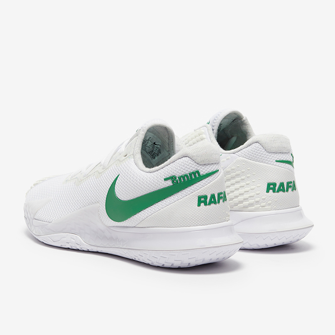 Nike Court Zoom Vapor Cage 4 Rafa - White/Green - Mens Shoes | Pro ...