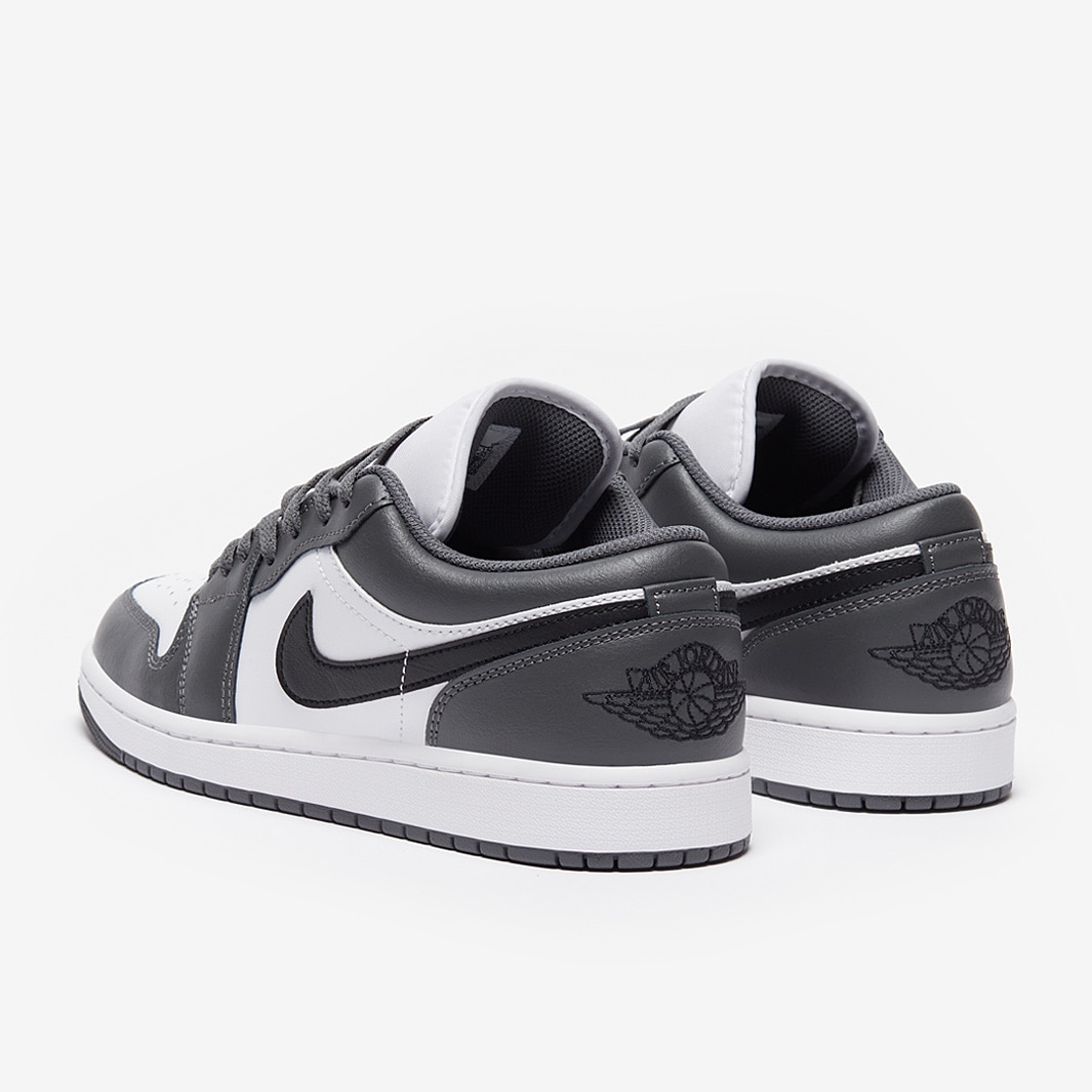 Air Jordan 1 Low White Black Iron Grey Trainers Mens Shoes Pro Direct Basketball