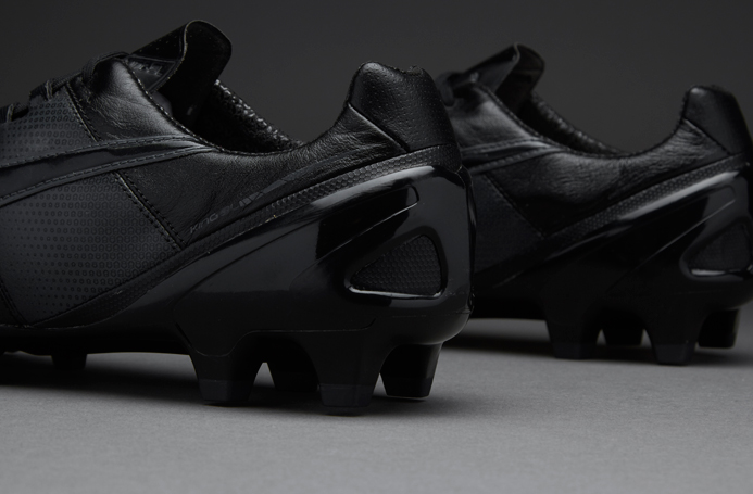 Puma King Ii SL FG - Mens Boots - Firm Ground - Black/Black/Dark Shadow