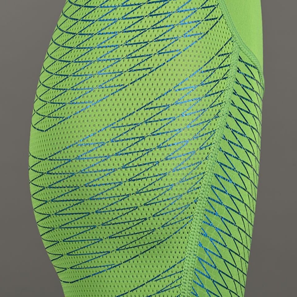 Nike Hypercool Max 3/4 Tight - Mens Clothing - Action Green/Action Green/Metallic Blue | Pro ...