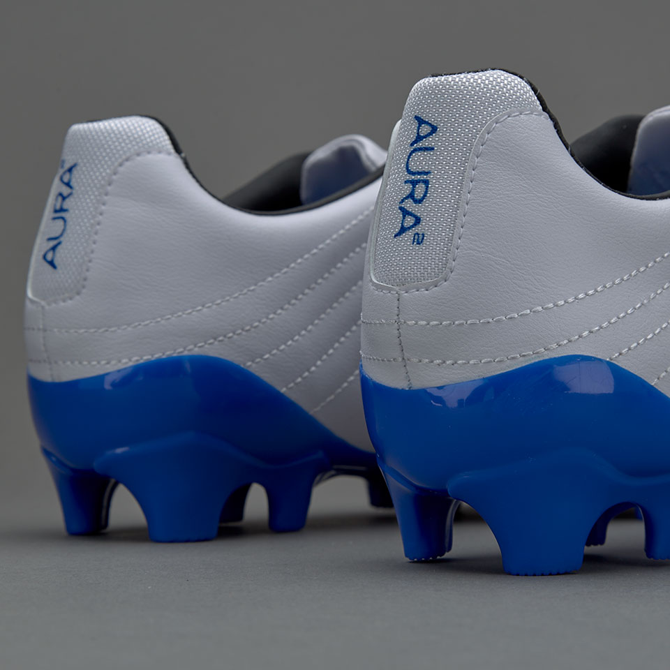 Concave Aura 2.0 FG - Mens Soccer Cleats - Firm Ground - White/Blue