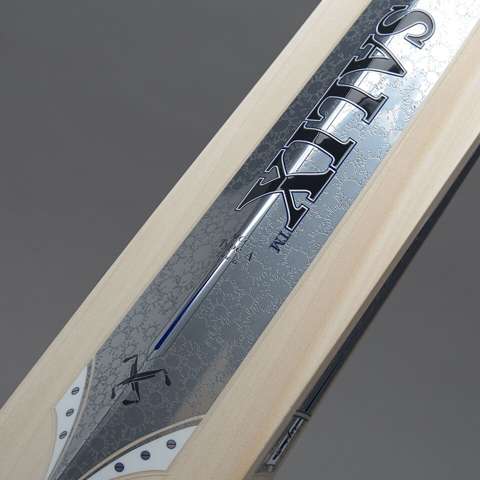 Salix Arc Alba Cricket Bat - Cricket Bats - Silver/Black