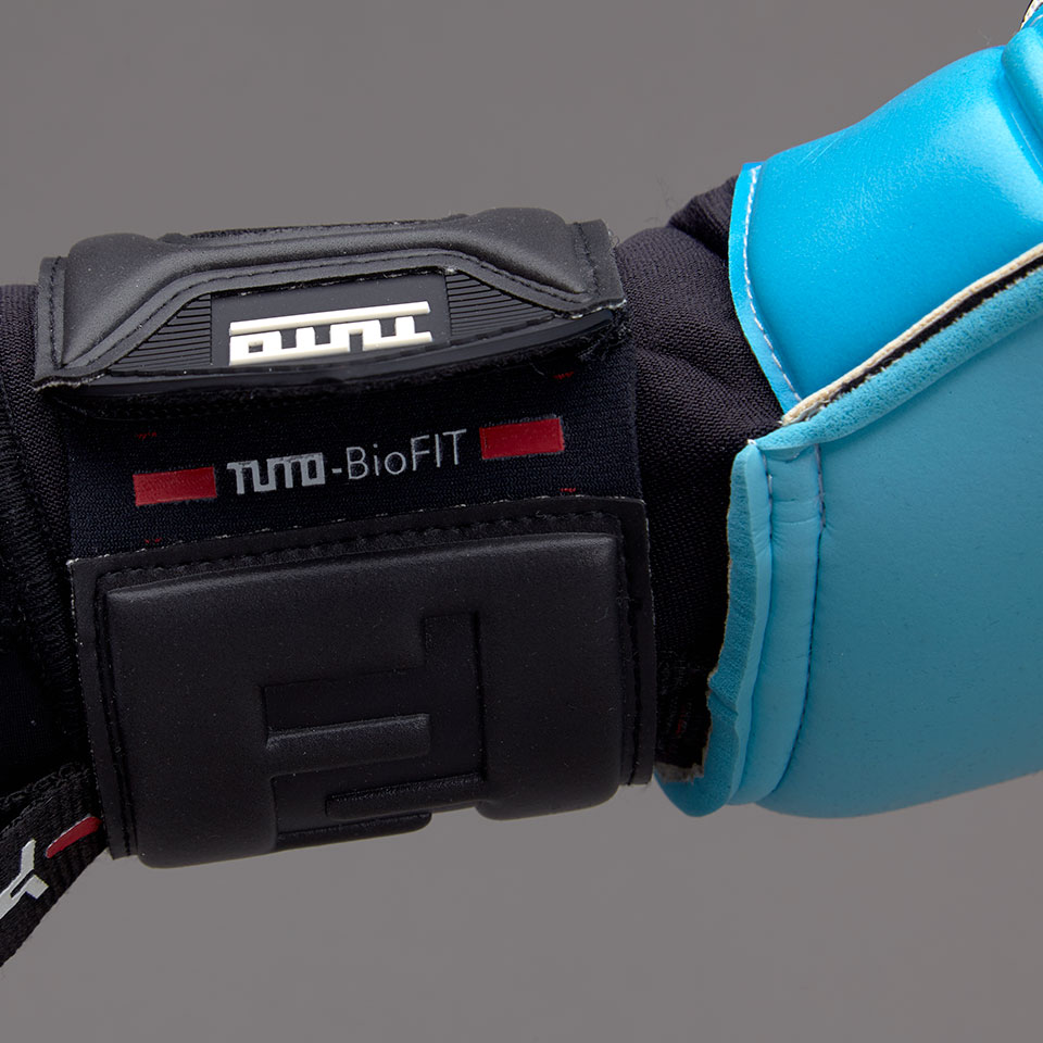 Tuto Maximus Junior Aqua Shield - Junior GK Gloves - Rollfinger - Cyan ...