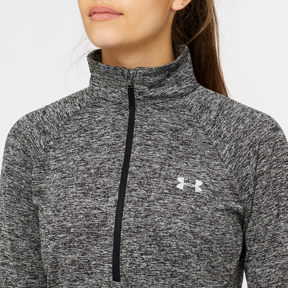 Womens Clothing - Under Armour Womens Tech 1/2 Zip - Black - 1320128-001