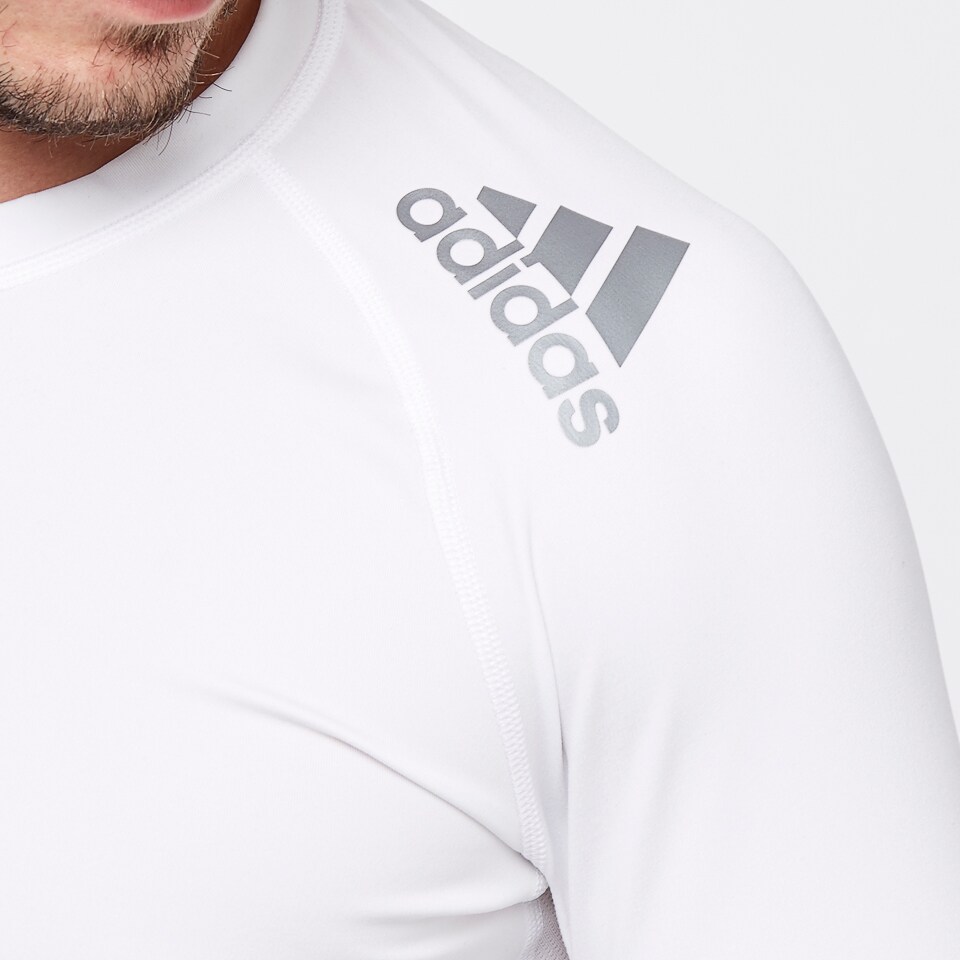 Adidas Alpha Skin Sphere Tee Ls White Mens Base Layer Cd7178