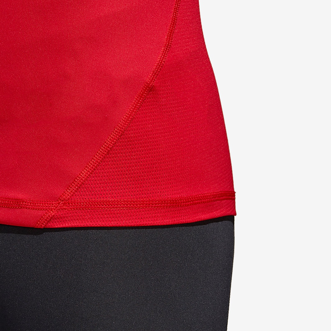 adidas Alpha Skin Sport LST - Mens Base Layer - Compression - Power Red