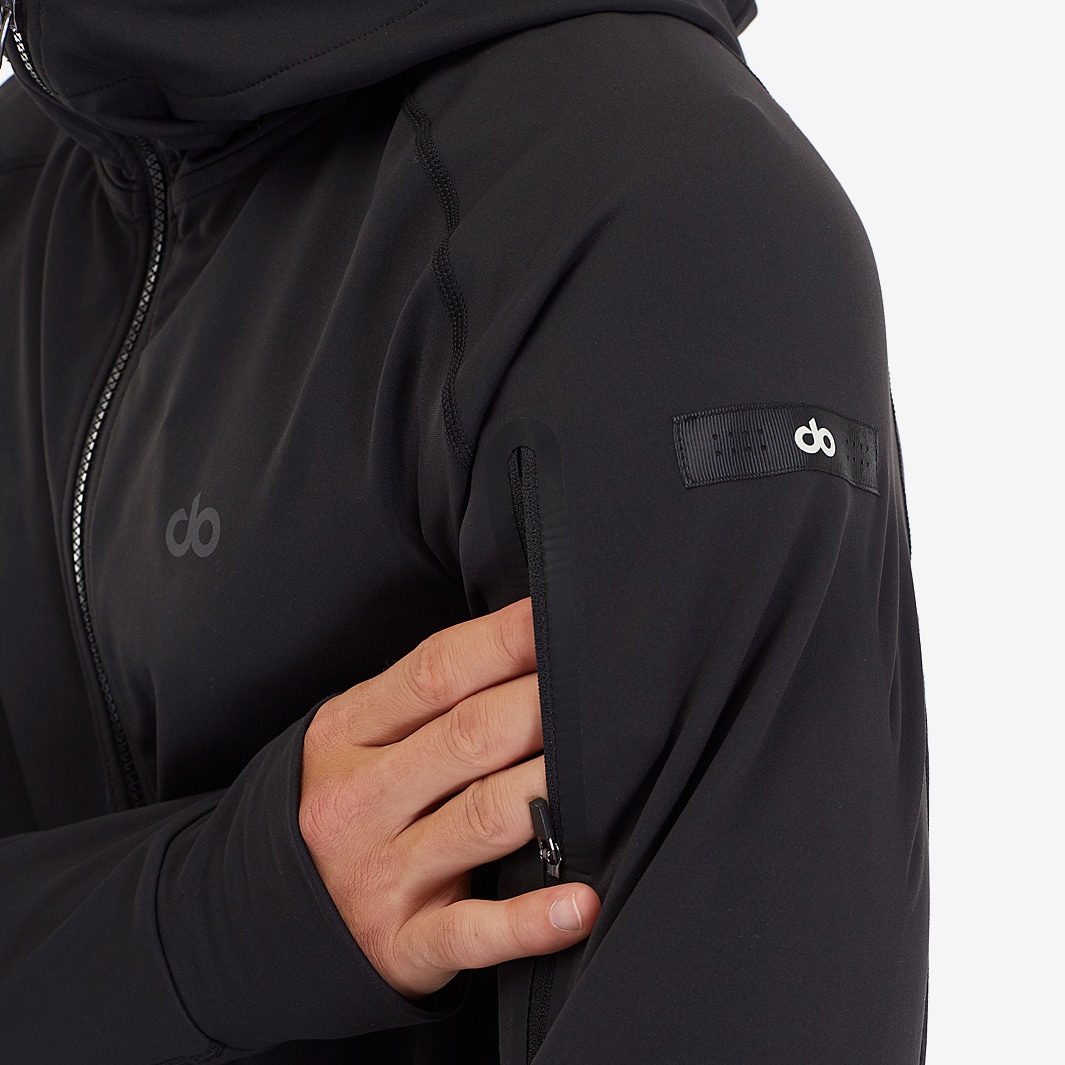 do base mens tech fleece Hoodie - black - Mens Clothing