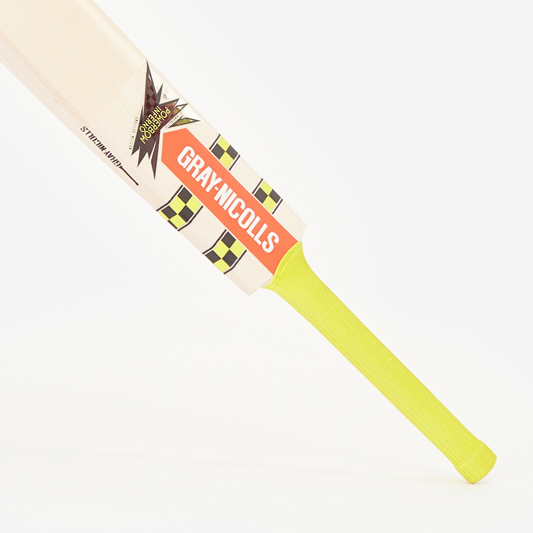 Gray-Nicolls Powerbow Inferno Academy Junior Cricket Bat - Yellow/ Red ...