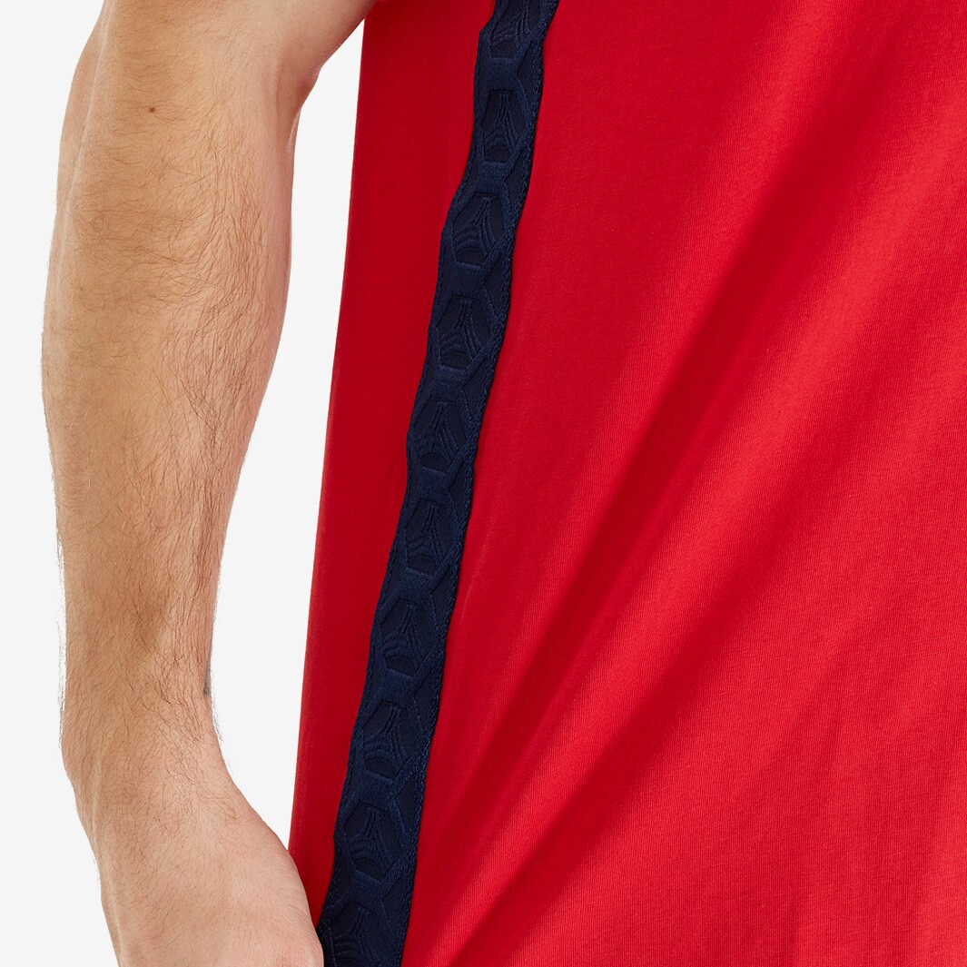 adidas Tango Tape Tee - Scarlet - Mens Clothing - Tops