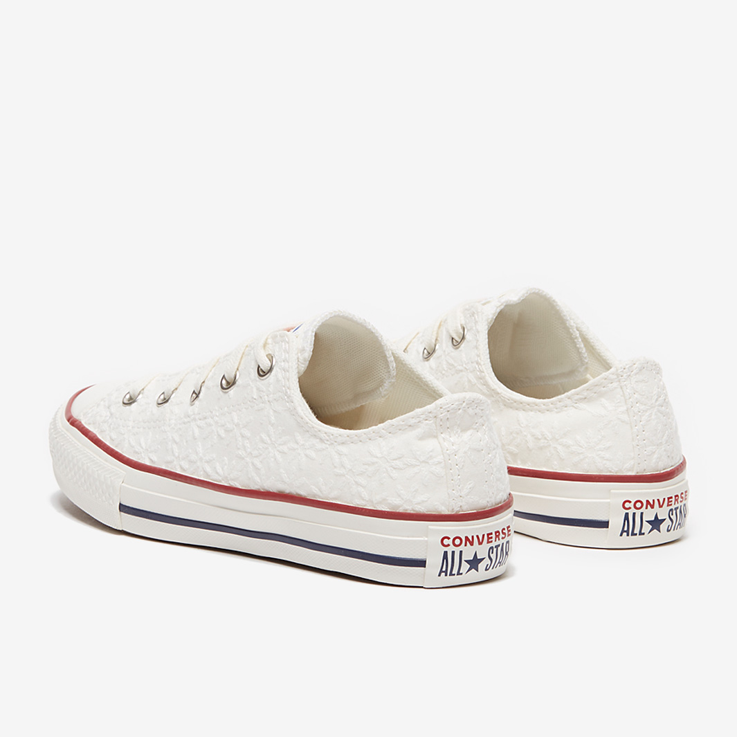 Converse Chuck Taylor All Star - White/Garnet/Midnight Navy - Boys Shoes