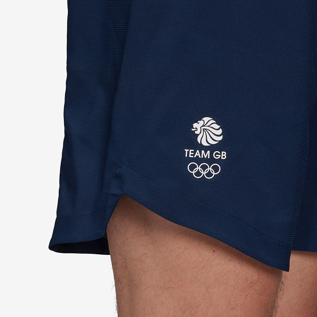 adidas Team GB Football Short - Royal Blue - Mens Clothing