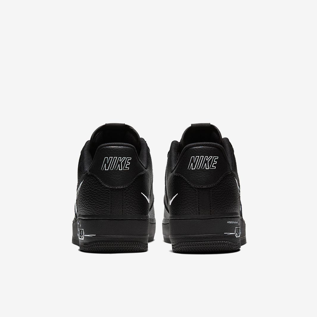 Nike Air Force 1 Lv8 Utility - Black/White - Mens Shoes