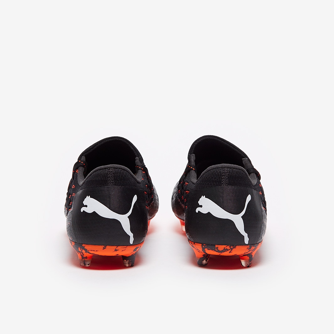 Puma Future 6.1 Netfit Low FG/AG - Black/White/Shocking Orange - Firm ...