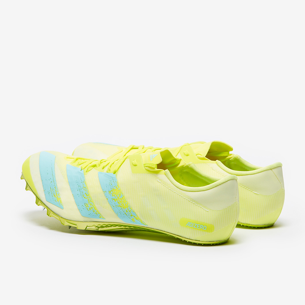 adidas adizero Prime Sp - Solar Yellow/Clear Aqua/Core Black - Mens Shoes