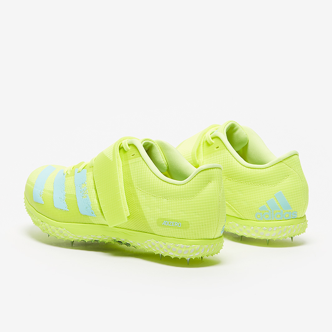 adidas adizero High Jump - Solar Yellow/Clear Aqua/Core Black - Mens ...